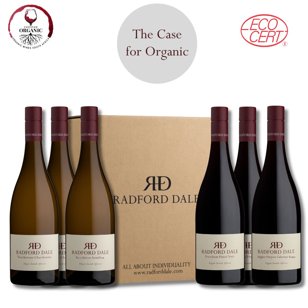 An Organic Case of Wines from Radford Dale Organic, Elgin